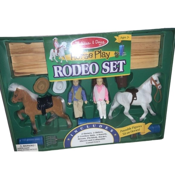 Melissa & Doug | Toys | Melissa And Doug Horse Rodeo Play Set Horses ...